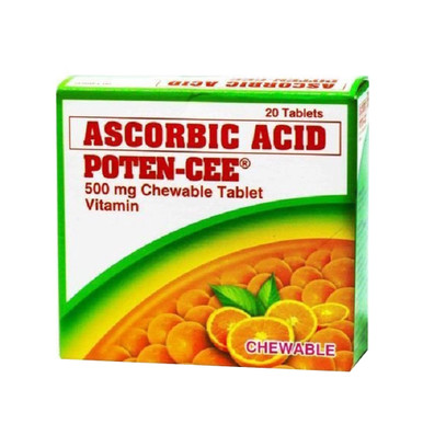 Poten-Cee 500mg 1 Chewable Tablet - St. Joseph Drug - Online Store