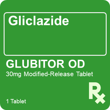 Glubitor OD 30mg 1 Tablet - St. Joseph Drug - Online Store