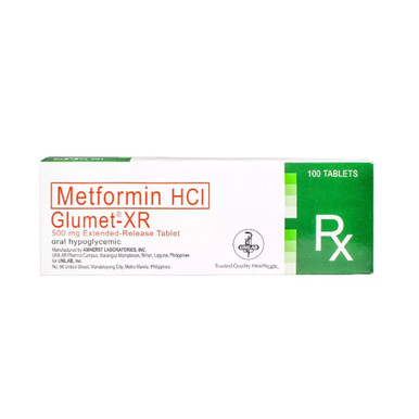 Glumet XR 500mg 1 Tablet - St. Joseph Drug - Online Store