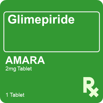 Amara 2mg 1 Tablet - St. Joseph Drug - Online Store