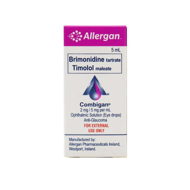 Combigan 2mg / 5mg / mL Ophthalmic Solution 5mL - St. Joseph Drug ...