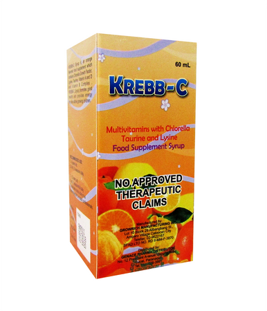 Krebb-C Multivitamin Supplement Syrup 60mL - St. Joseph Drug - Online Store