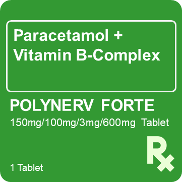 Polynerv Forte 150mg / 100mg / 3mg / 600mg 1 Tablet - St. Joseph Drug ...