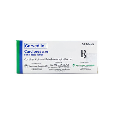 Cardipres 25mg 1 Tablet - St. Joseph Drug - Online Store