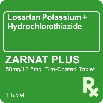 Zarnat Plus 50mg/12.5mg 1 Tablet - St. Joseph Drug - Online Store