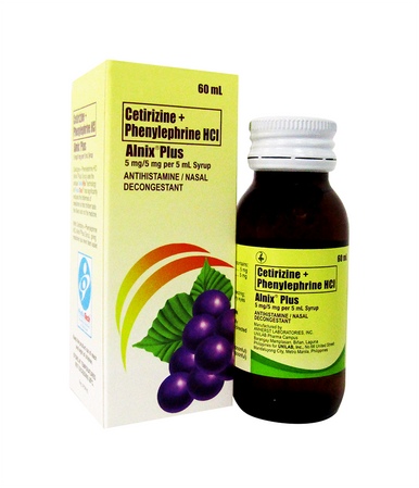 Alnix Plus 5mg / 5mg / 5mL Syrup 60mL - St. Joseph Drug - Online Store