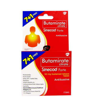 Sinecod Forte 50mg Tablets - 7+1 Tipid Pack - St. Joseph Drug - Online ...