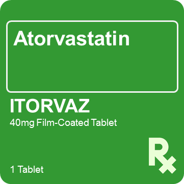 Itorvaz 40mg 1 Tablet - St. Joseph Drug - Online Store