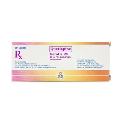 Serotia 25 25mg 1 Tablet - St. Joseph Drug - Online Store