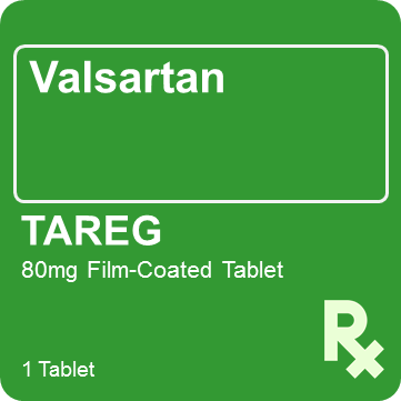 Tareg 80mg 1 Tablet - St. Joseph Drug - Online Store