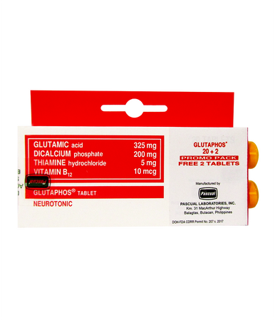 GLUTAPHOS TAB 20+2 PROMO - St. Joseph Drug - Online Store