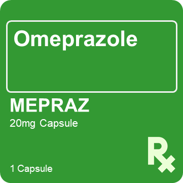 Mepraz 20mg 1 Capsule - St. Joseph Drug - Online Store
