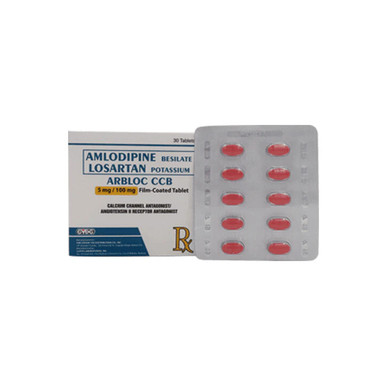 Arbloc CCB 5mg/100mg 1 Tablet - St. Joseph Drug - Online Store