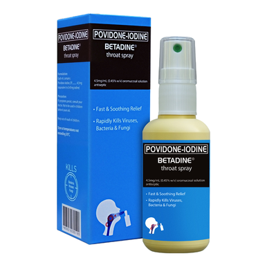 Betadine Throat Spray 50mL - St. Joseph Drug - Online Store