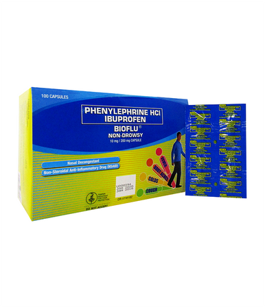 Bioflu Non-Drowsy 10mg / 200mg 1 Capsule - St. Joseph Drug - Online Store
