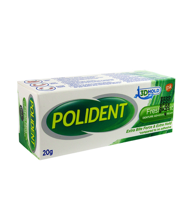Polident Adhesive Cream Fresh 20g - St. Joseph Drug - Online Store