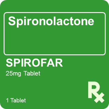Spirofar 25mg 1 Tablet - St. Joseph Drug - Online Store