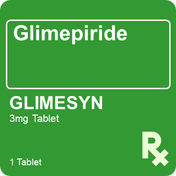 Glimesyn 3mg 1 Tablet - St. Joseph Drug - Online Store