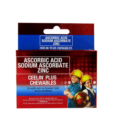 Ceelin Plus Chewables Pack - 10S - St. Joseph Drug - Online Store