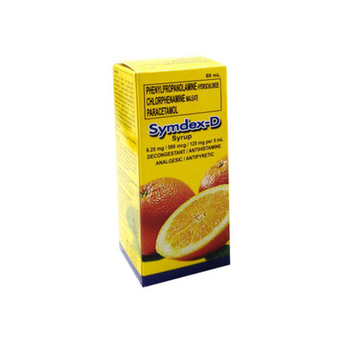 Symdex-D 6.25/500mcg / 125mg / 5mL Syrup 60mL - St. Joseph Drug ...