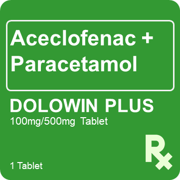 Dolowin Plus 100mg / 500mg 1 Tablet - St. Joseph Drug - Online Store