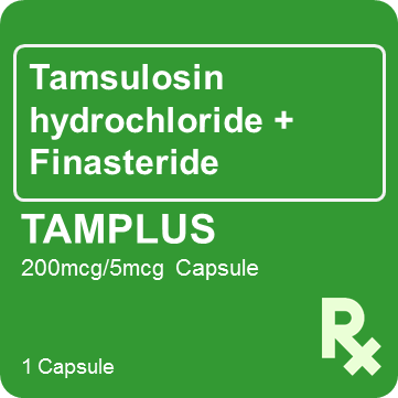 Tamplus 200mcg/5mg 1 Capsule - St. Joseph Drug - Online Store