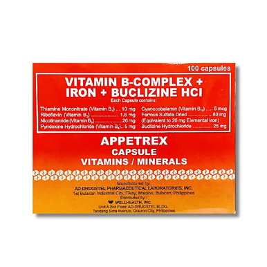 Appetrex 1 Capsule - St. Joseph Drug - Online Store