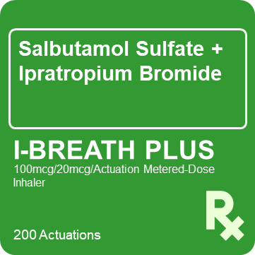 I-Breath Plus 100mcg / 20mcg Metered Dose Inhaler 200 Actuation - St ...
