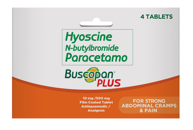 Buscopan Plus Tab 4s - St. Joseph Drug - Online Store