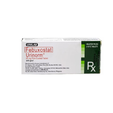 Urinorm 20mg Tab - St. Joseph Drug - Online Store