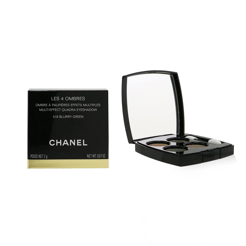 CHANEL LES 4 OMBRES 0.07 EYESHADOW #318 BLURRY GREEN - Nandansons ...