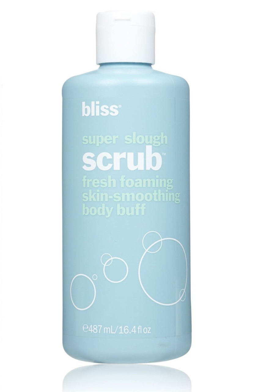BLISS SUPER SLOUGH SCRUB FRESH FOAMING SKIN-SMOOTHING BODY BUFF 16.4 OZ ...