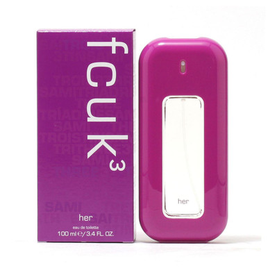 FCUK # 3 3.4 EAU DE TOILETTE SPRAY FOR WOMEN. - Nandansons ...