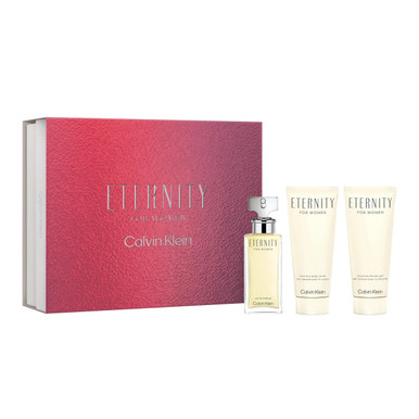 ETERNITY 3 PCS SET FOR WOMEN: 1.6 EAU DE PARFUM SPRAY + 3.3 BODY LOTION ...
