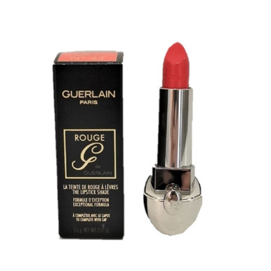 GUERLAIN ROUGE G 0.12 CUSTOMIZABLE SATIN LIPSTICK #45 ORANGE RED ...