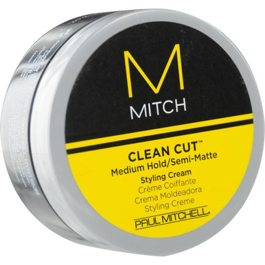 PAUL MITCHELL M MITCH CLEAN CUT MEDIUM HOLD/SEMI-MATTE STYLING CREAM 3 ...
