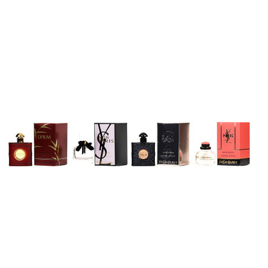YSL 4 PCS MINI SET FOR WOMEN: OPIUM 7.5 ML EAU DE TOILETTE + YSL PARIS ...