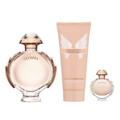 PACO OLYMPEA 3 PCS SET FOR WOMEN: 2.7 EAU DE PARFUM SPRAY + 0.2 OZ EAU ...