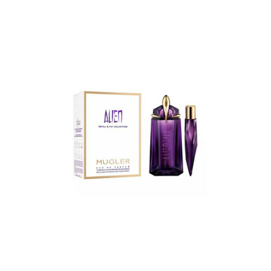 ALIEN 2 PCS SET: 3 OZ EAU DE PARFUM REFILLABLE SPRAY + 0.3 EAU DE ...