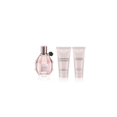 FLOWERBOMB V&R 3 PCS SET FOR WOMEN: 3.4 EAU DE PARFUM SPRAY + 1.7 BODY ...