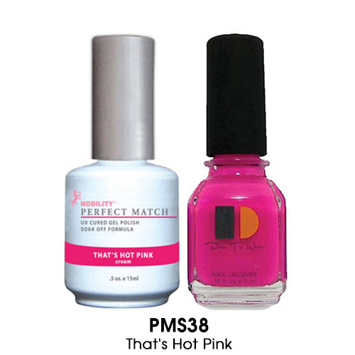 Perfect Match - PMS38 Thats Hot Pink 2/Pack - Diamond Nail Supply, LLC