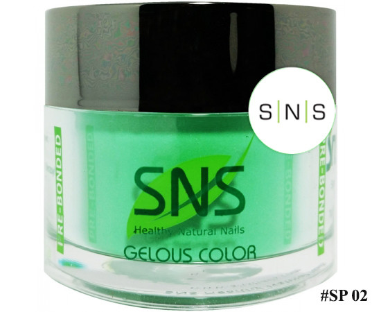 SNS Powder Color 1.5 oz - #SP02 Miles Davis Green - Diamond Nail Supply ...