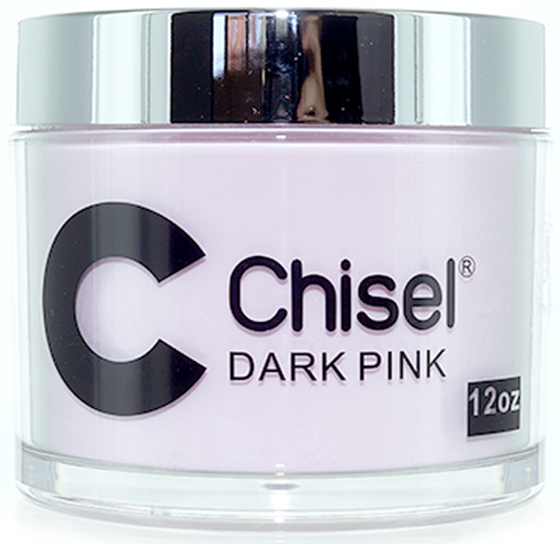 CHISEL 2 IN 1 ACRYLIC & DIPPING REFILL 12OZ- DARK PINK - Diamond Nail ...