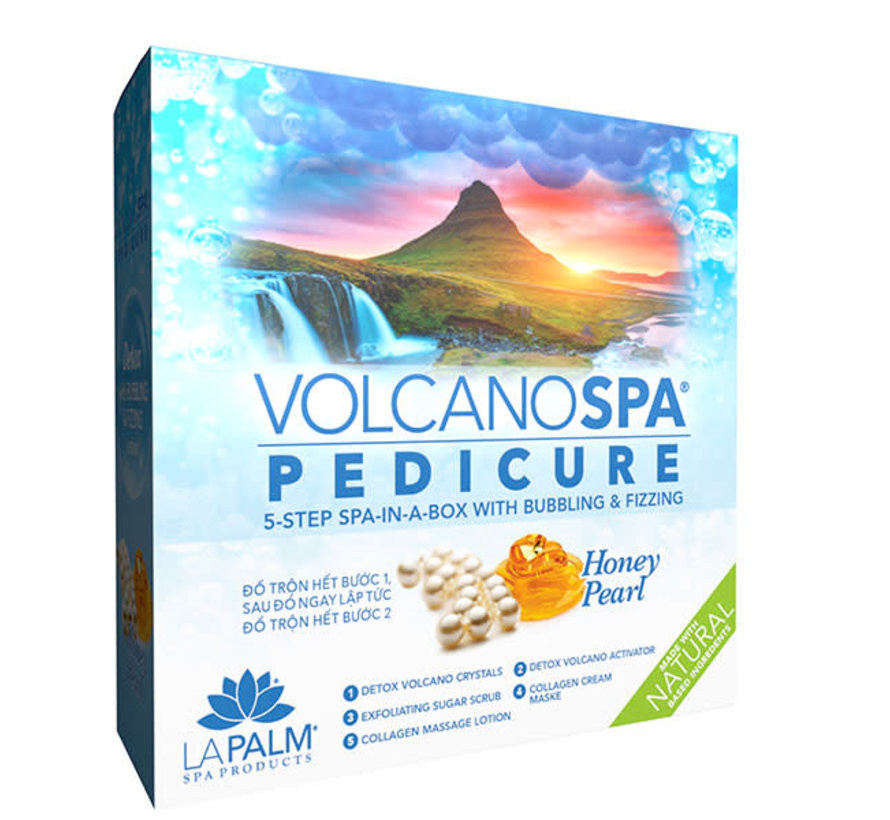 La Palm Volcano Spa Pedicure 6-Step - Honey Pearl - Diamond Nail Supply ...