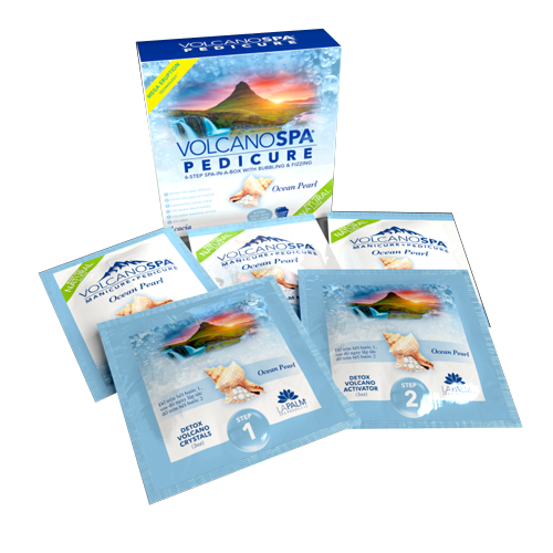 La Palm Volcano Spa Pedicure 6-Step - Ocean Pearl (Acacia) - Diamond ...