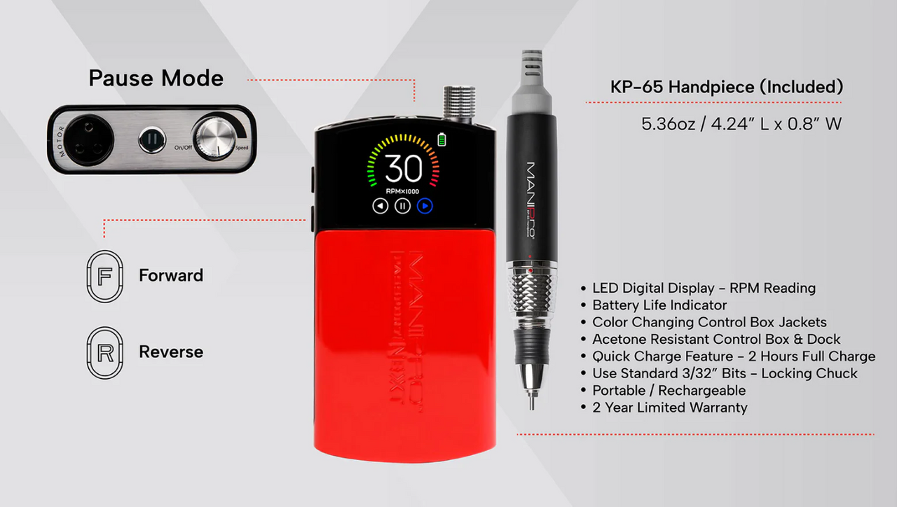 KUPA Mani Pro Passport Next with KP65 Handpiece - UNICORN - Diamond ...