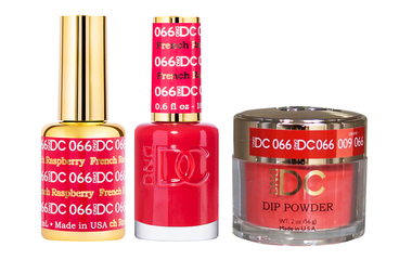 DND DC 3IN1 MATCHING(GEL+LACQUER+DIP) - #DC066- French Raspberry ...