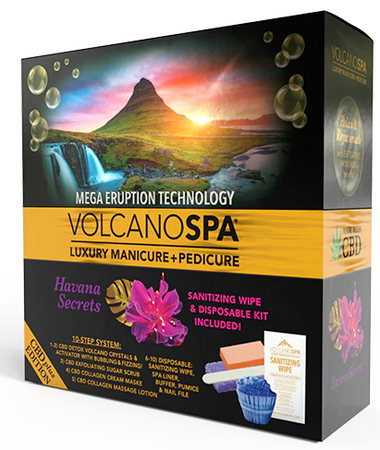 Volcano Spa 10-in-1 Spa Kit - Havana Secret Single - Diamond Nail ...