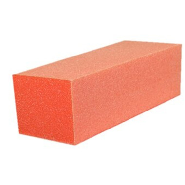 DIXON BUFFER 3-WAY BLOCK 10 PCS - Orange/ White - Diamond Nail Supply, LLC