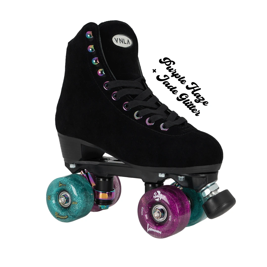 VNLA Luna Moon Roller Skates with Luminous Light-Up Wheels